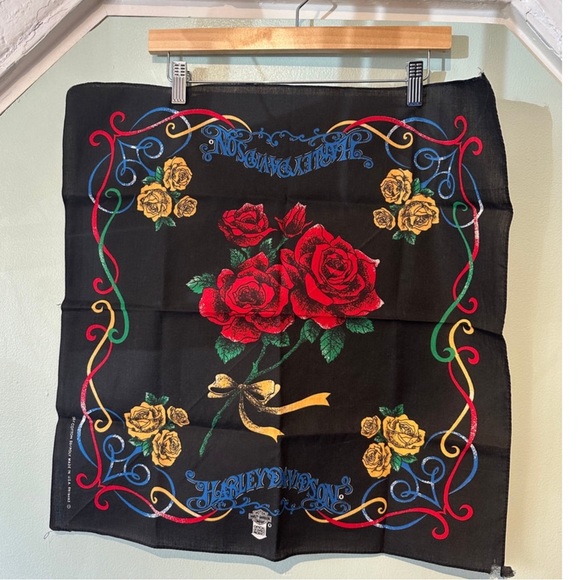 Harley-Davidson | Accessories | Vintage Harley Davidson Red And Gold ...